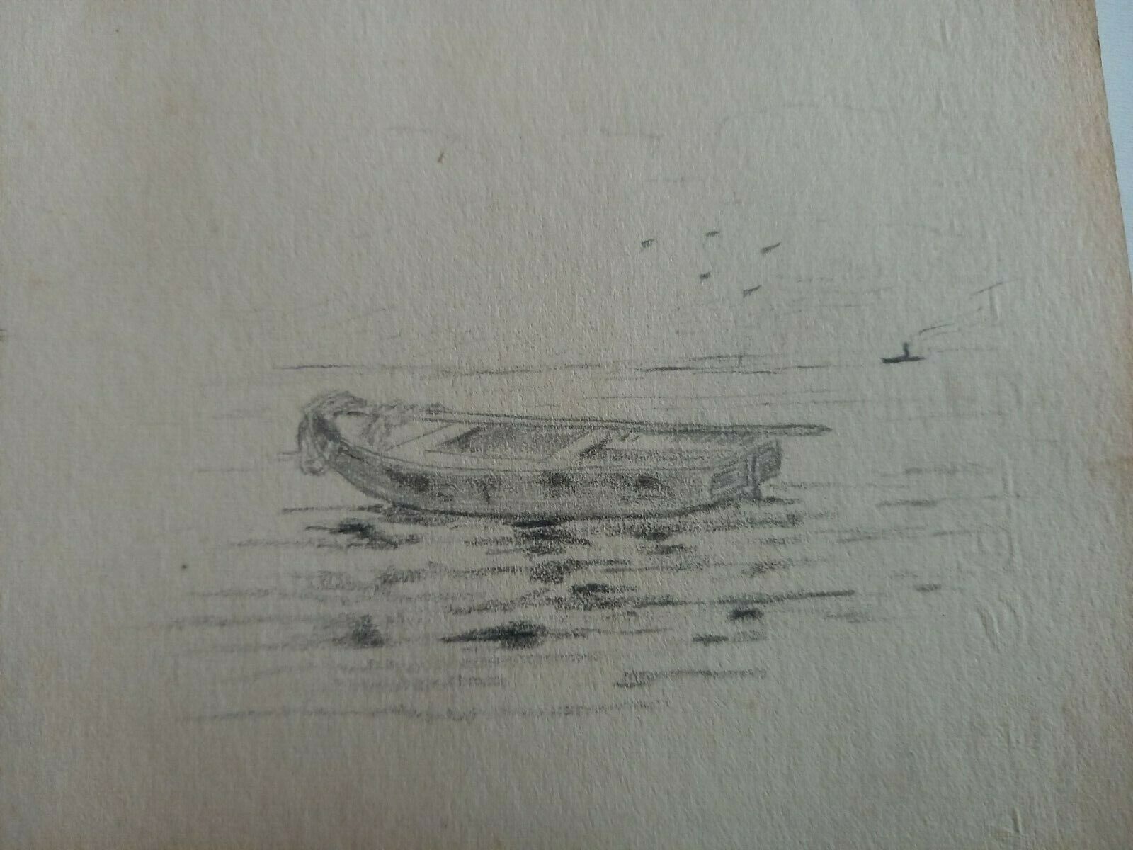 ancien dessin au crayon , croquis 8, bon état 15x24 cms, 1920 - Vendu