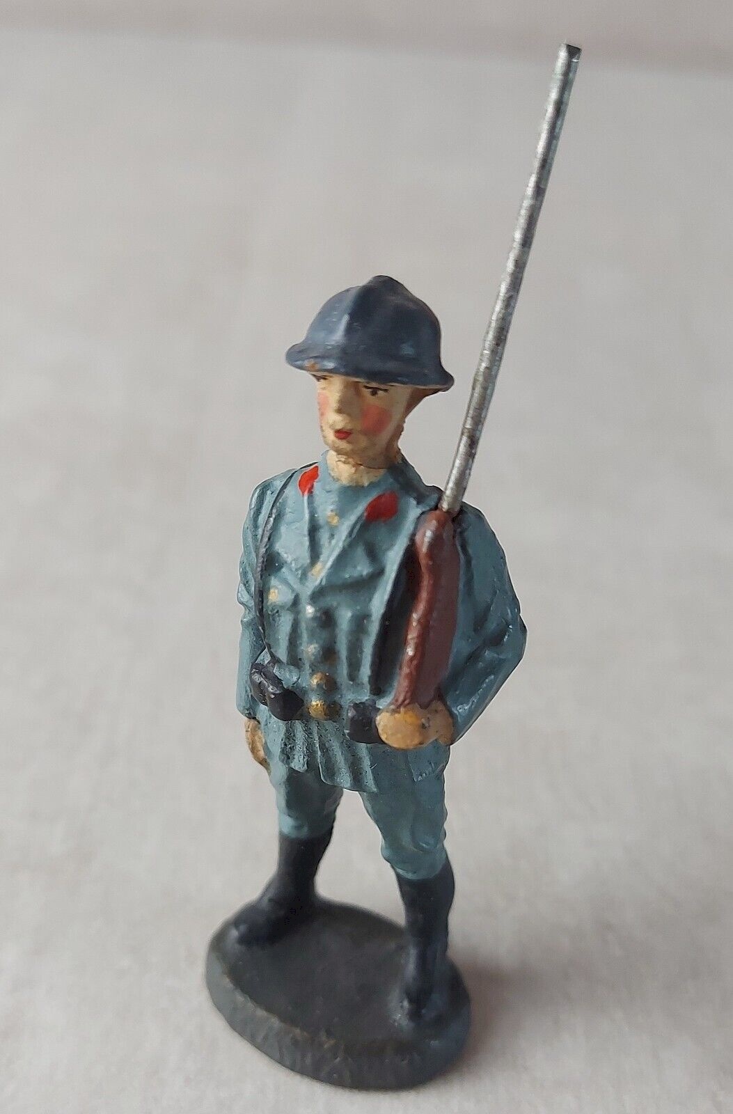 Ancien soldat français, Elastolin Germany Bleu/Multicolore Plastique