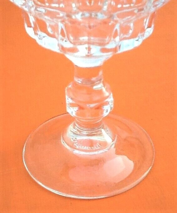 Années 1970 8 verres à vin Verre transparent Modèle Lance Luminarc ...