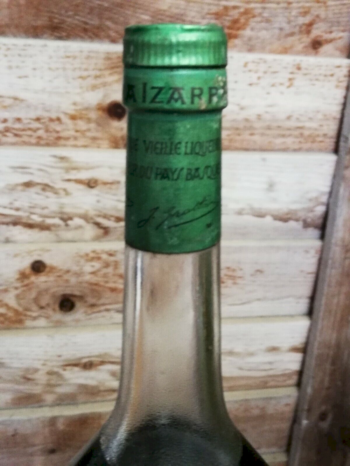 Bouteille Ancienne Izarra vert /bayonne/côte Basque /Old liquor/old ...