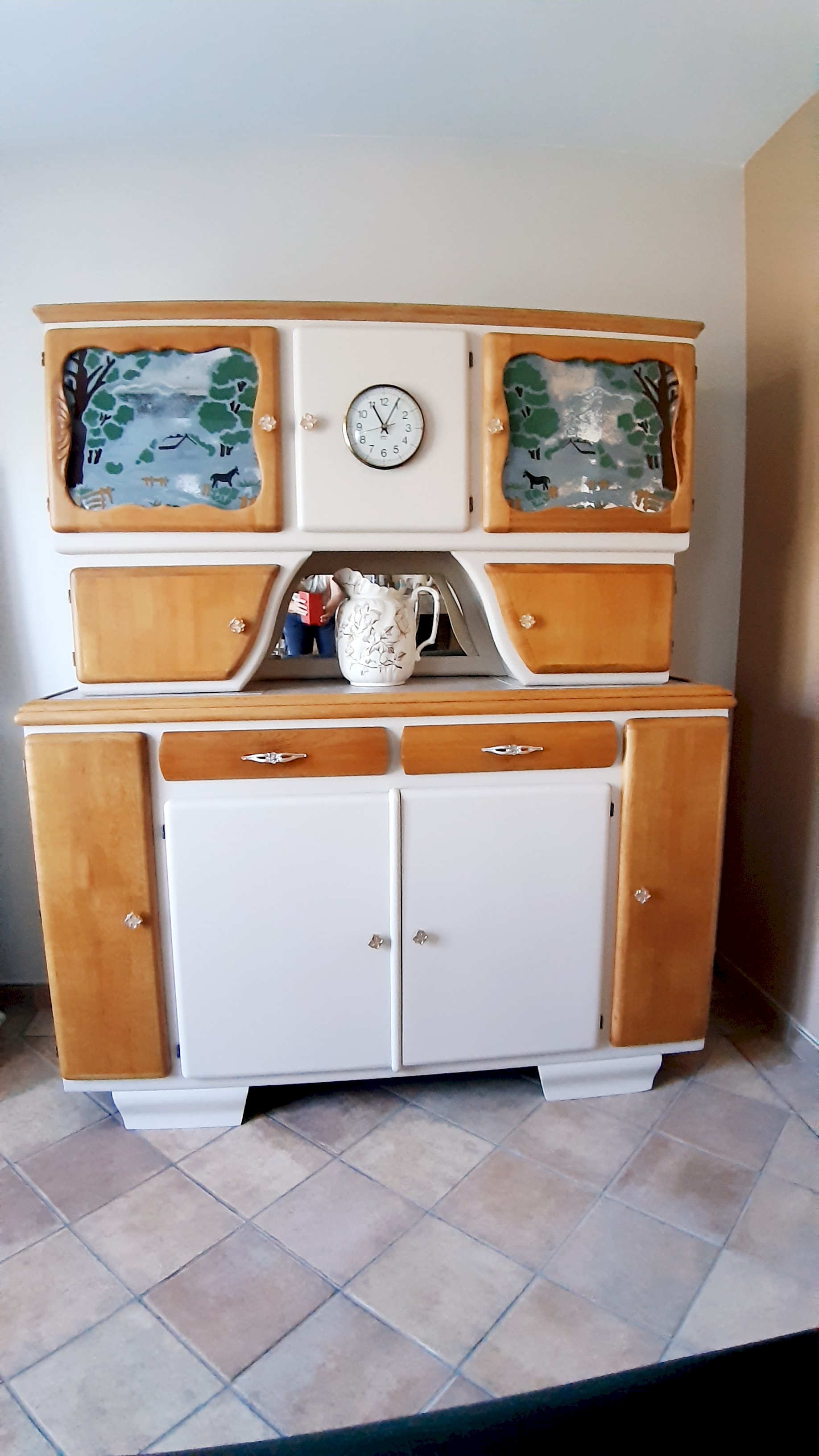 Buffet Mado vintage Beige Bois