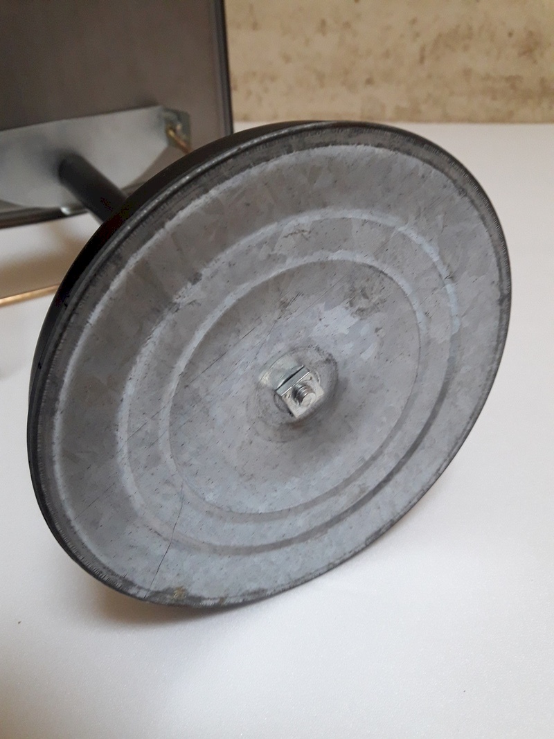 Cendrier sur pied vintage porte revue Noir Métal - Vendu