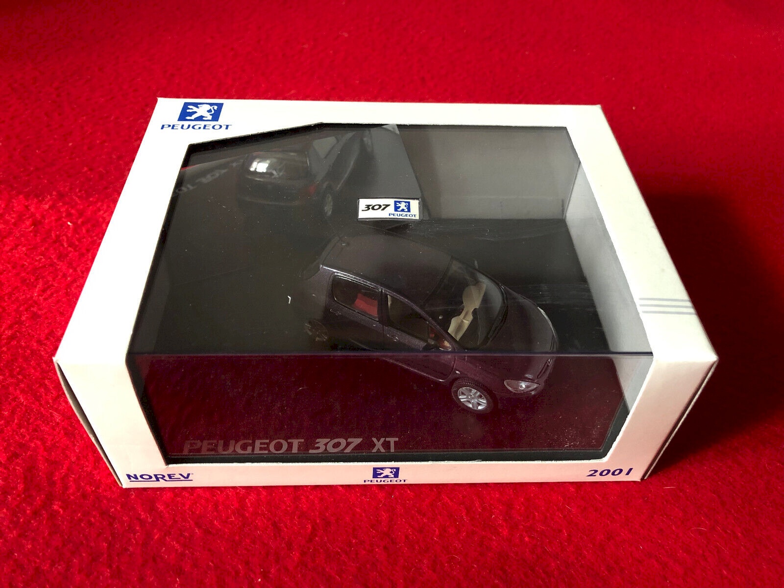 Coffret Peugeot 307 XT 1/43 Norev Noir Métal/Plastique Métal/Plastique - Vendu