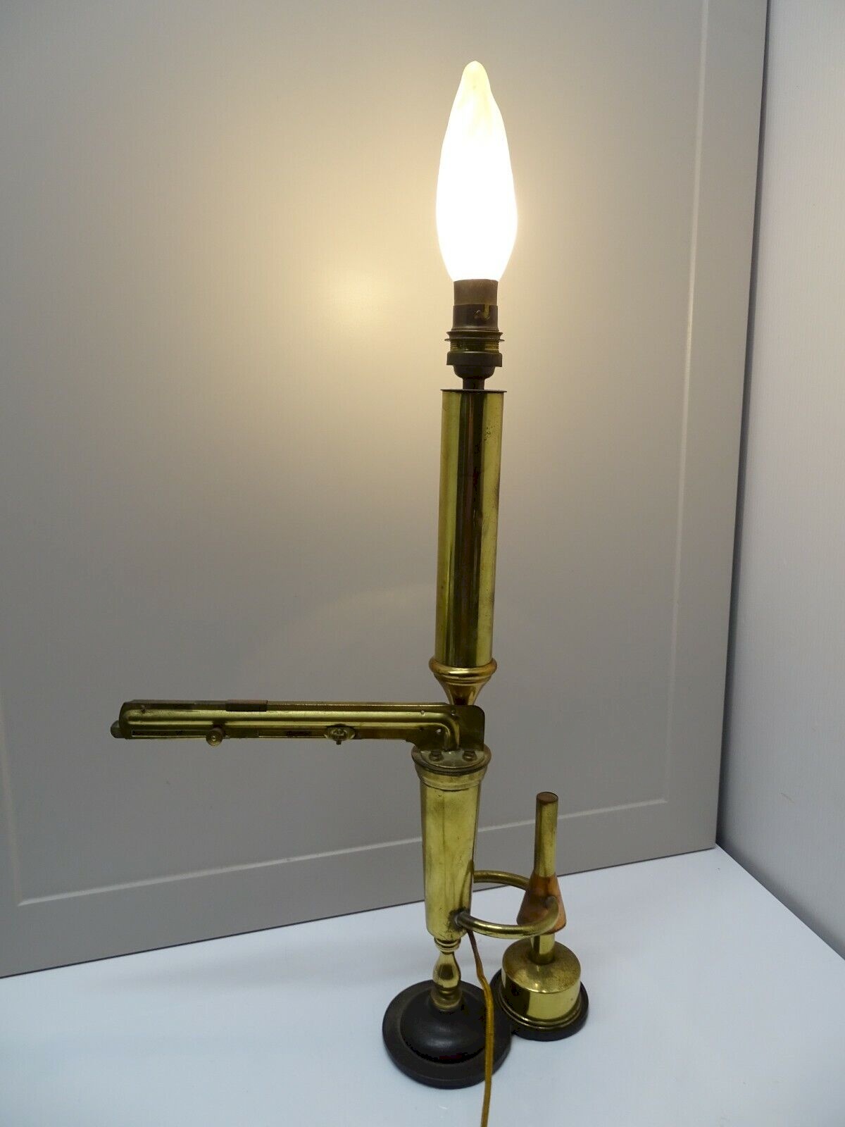 EBULLIOMETRE LEVESQUE ANCIEN transformé en LAMPE pour déco ambiance ...