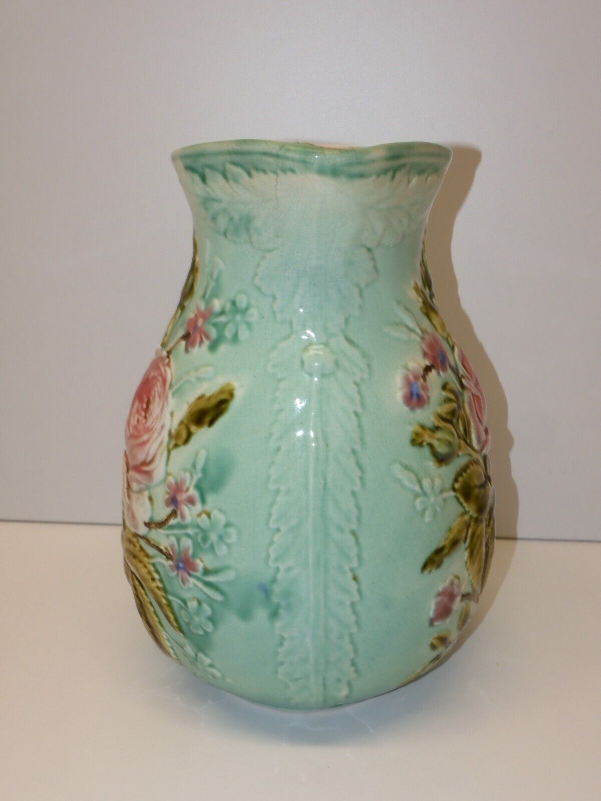 *GRAND BROC PICHET BARBOTINE DECO ROSES MOUZIN LECATE NIMY LES MONS ...