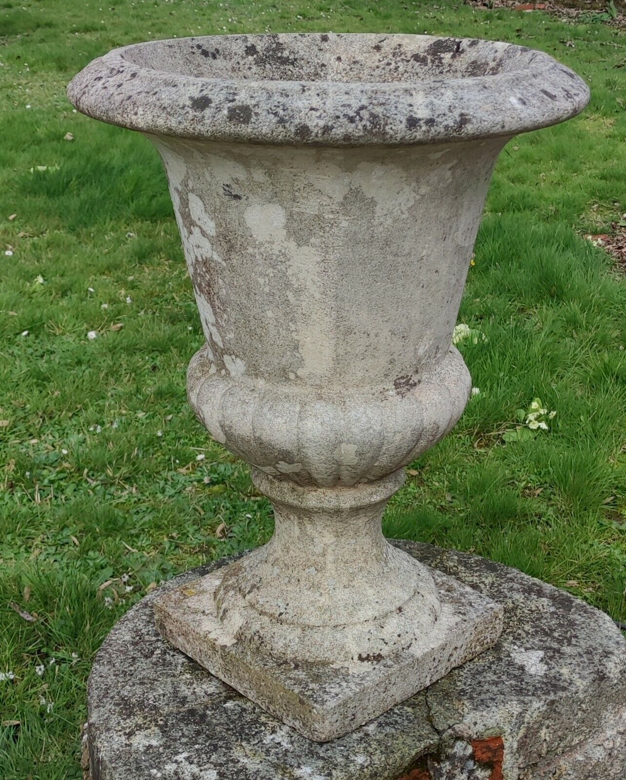 Grand Médicis Ancien pierre reconstituée /vase jardin ancien/extérieur ...