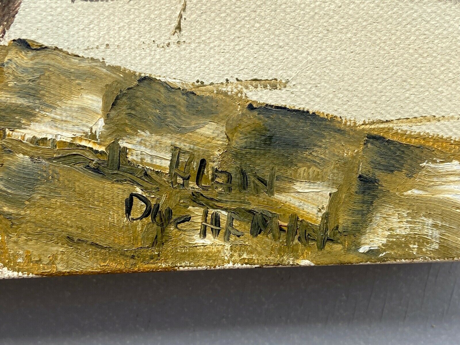 HUILE PAR ALAIN DUCHEMIN MARINE PORT XXEME A4210 - Vendu