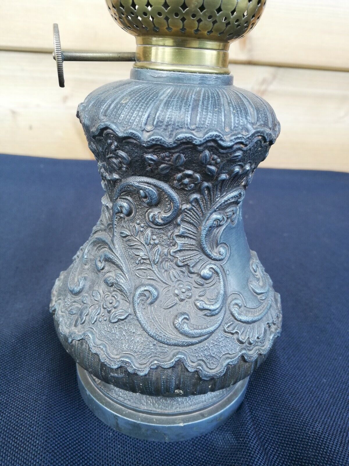 Lampe A Petrole Bleu