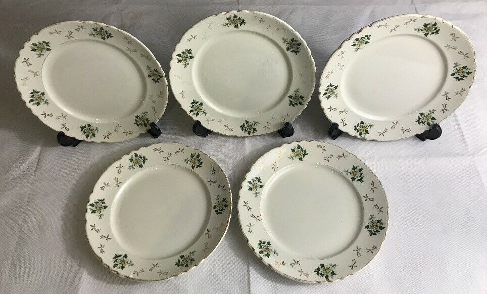Lot2 De 5 Grandes Assiettes MODÈLE FORMOSE Moulin Des Loups Orchie 23 ...