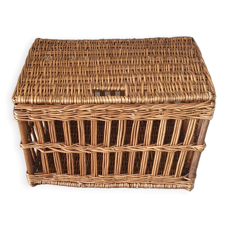 Malle Marron Rotin - Vendu