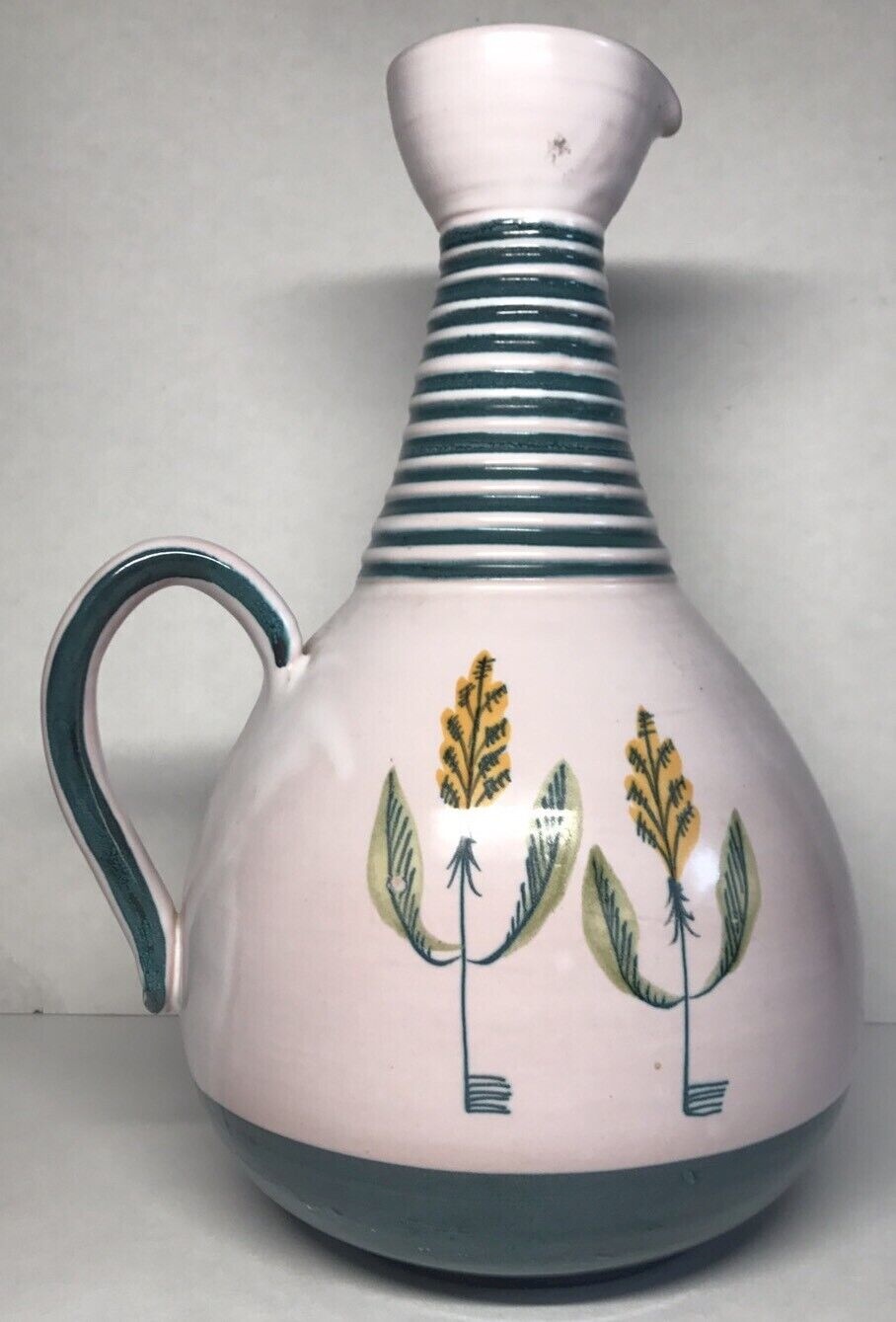 Rare Grand Pichet Durtal Yvon Roy Vallauris Vintage H 31,5 L 22,5 l 18 Cm - Vendu