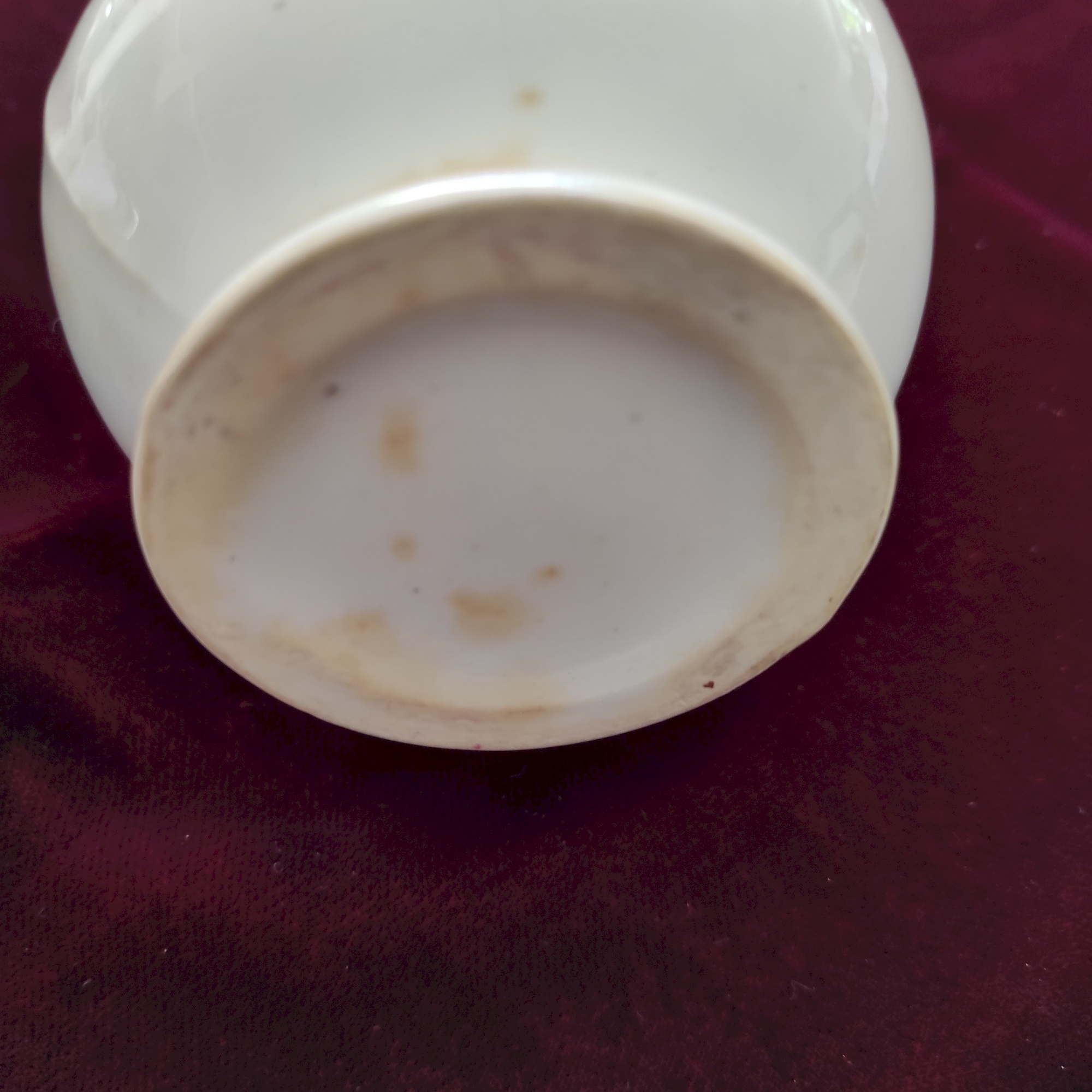 saucière à crème ou à lait ancien en porcelaine époque Louis Philippe
