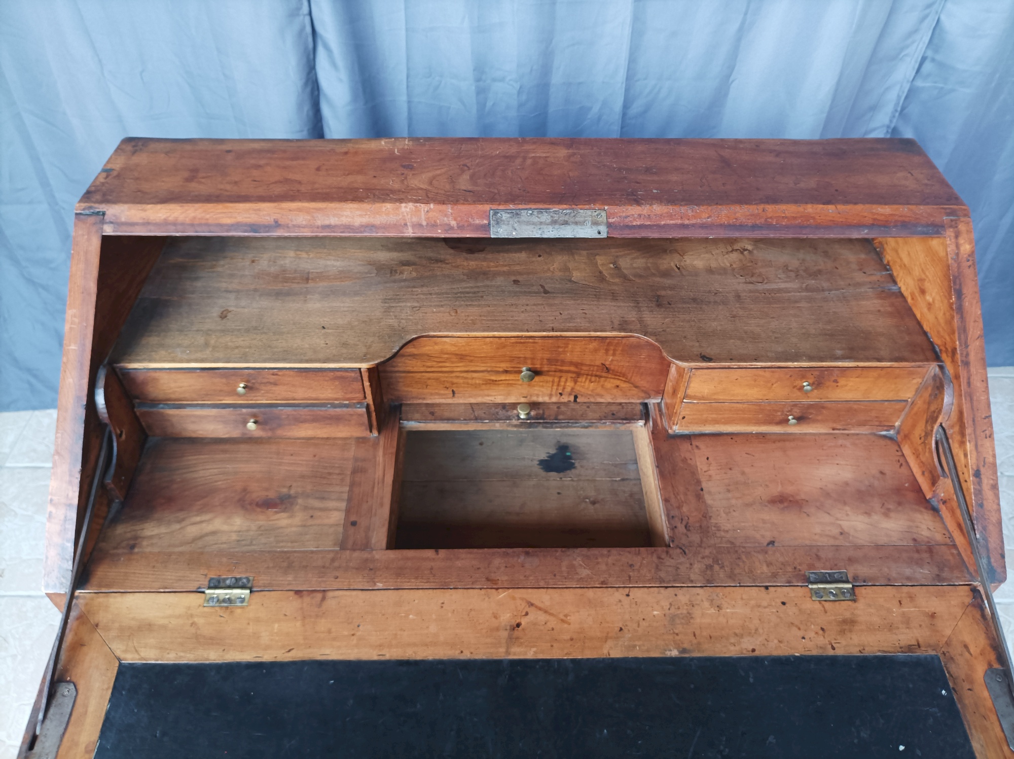 Scriban Louis XVI en merisier 18ème Classique Naturel Bois