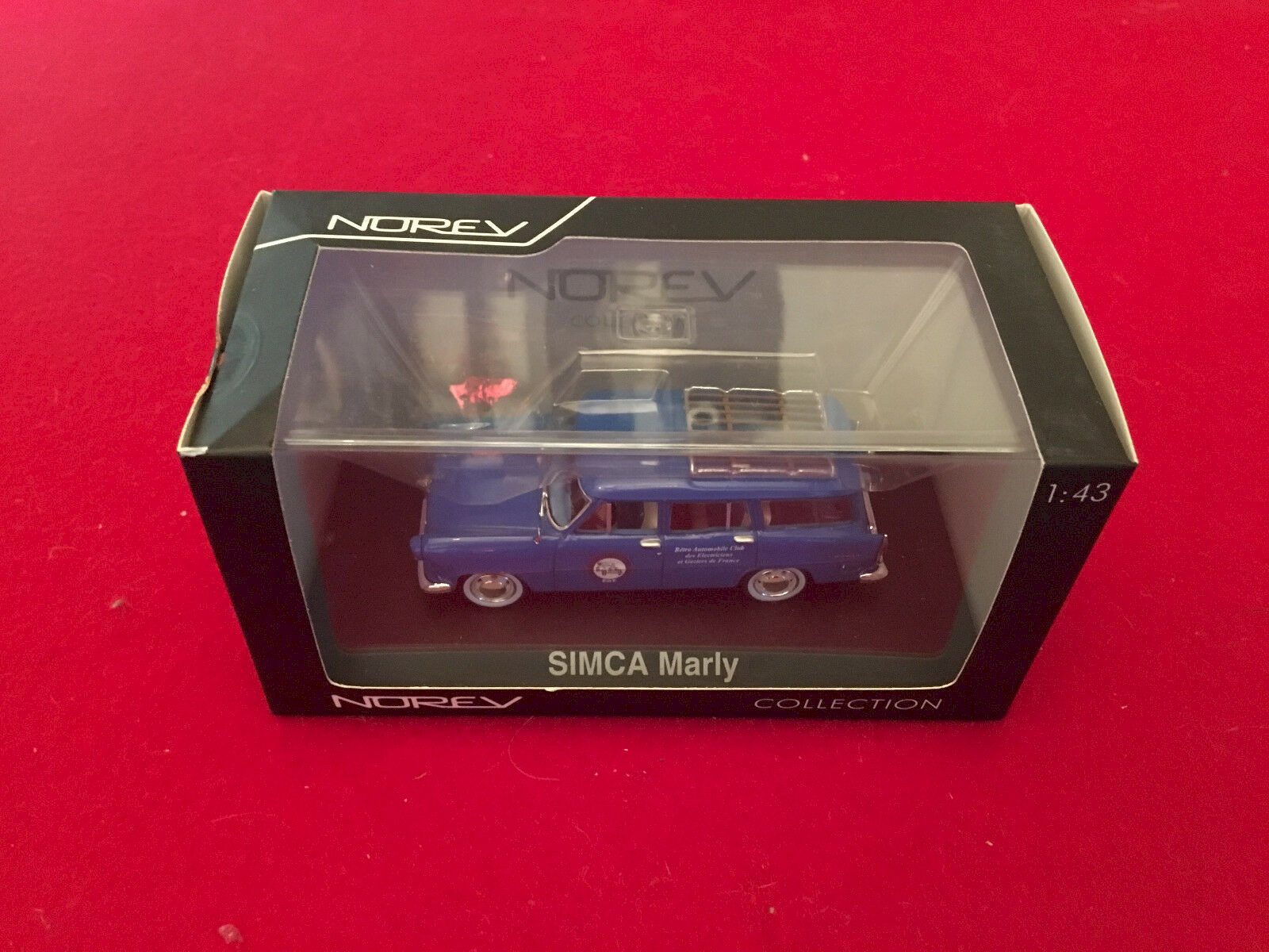 Simca Marly EDF / GDF 1/43 Norev Bleu Métal/Plastique Métal/Plastique - Vendu