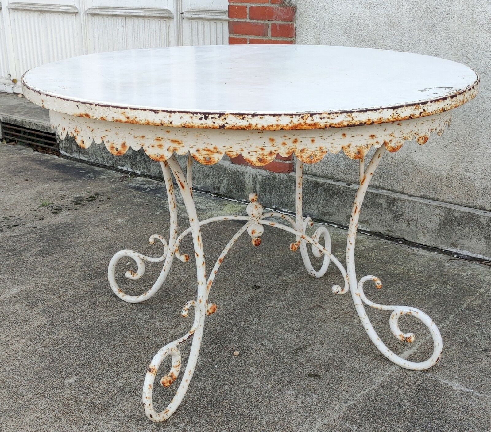 Table Ancienne Présentation pâtisserie/meuble de métier ancien/table ...