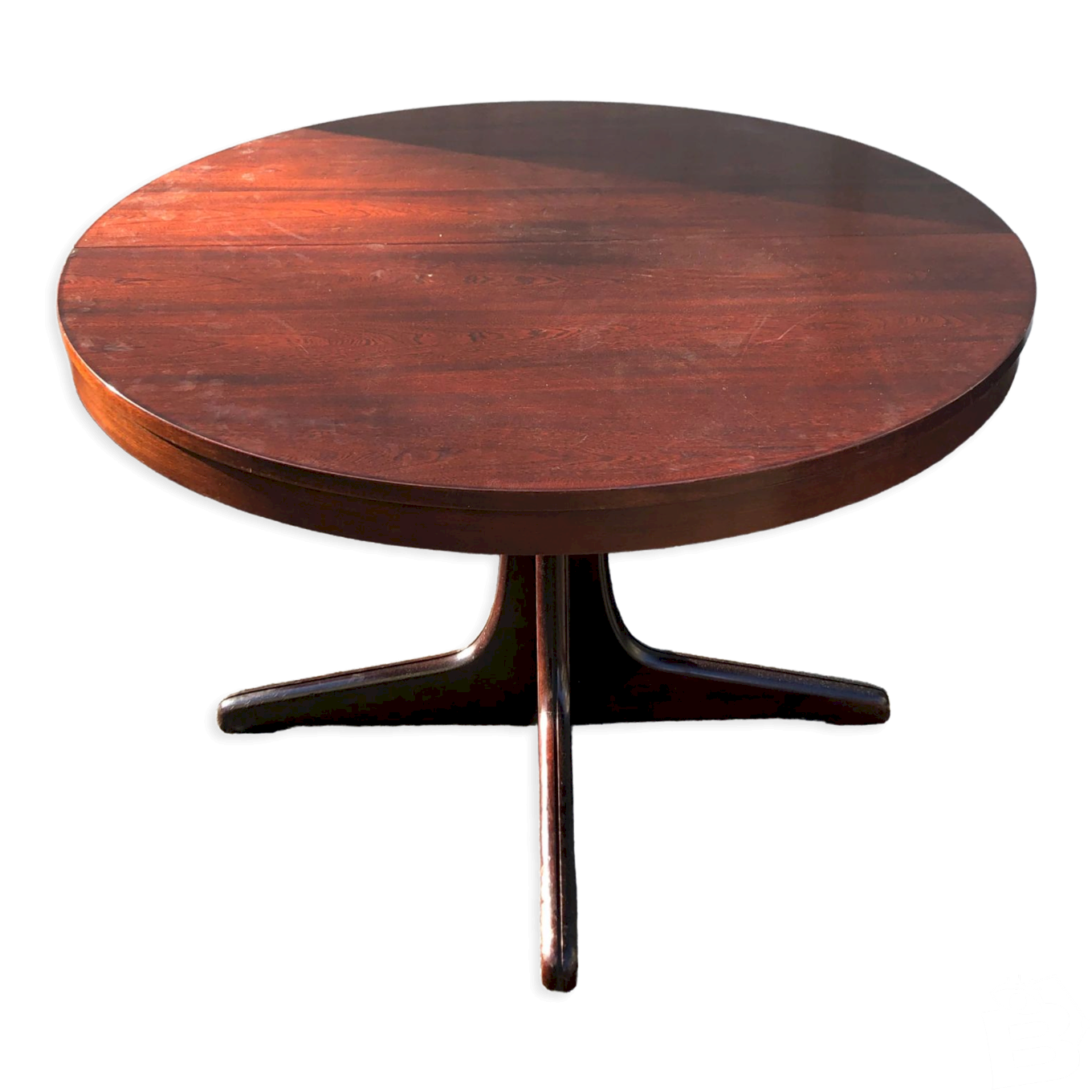 Table ronde Scandinave Marron Bois