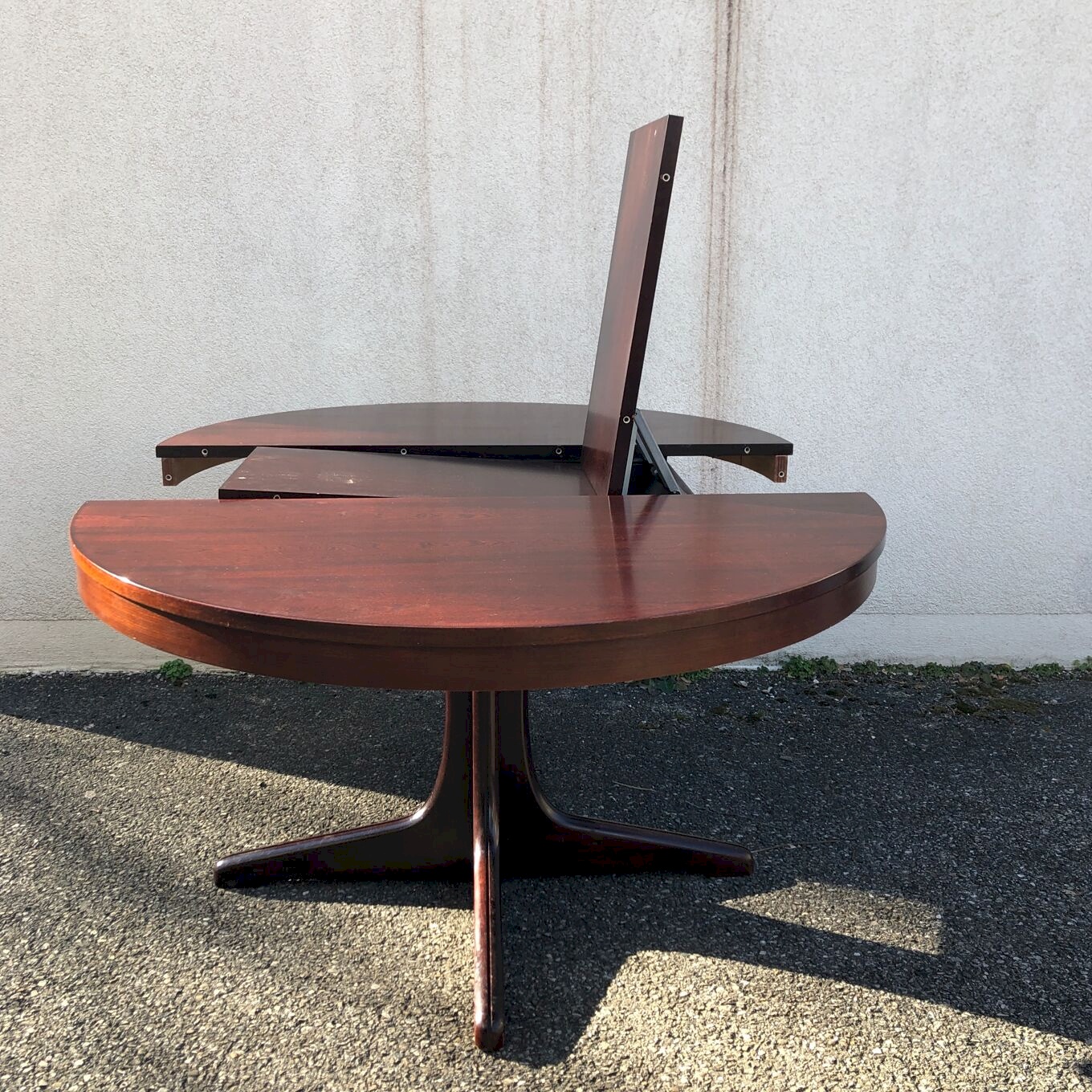 Table ronde Scandinave Marron Bois