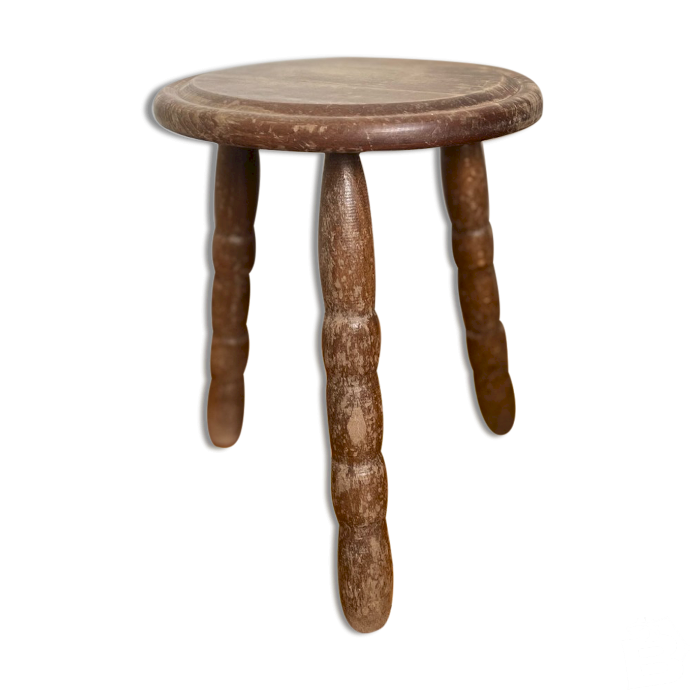 Tabouret tripode vintage années 50/60 Naturel Bois - Vendu