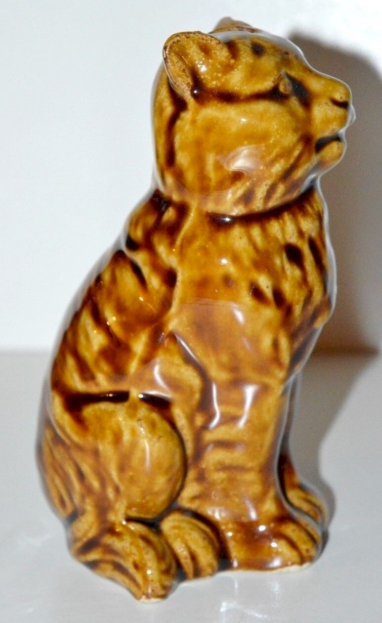 TIRELIRE ANCIENNE A CASSER BARBOTINE CHAT ASSIS CERAMIQUE MONEYBOX ...