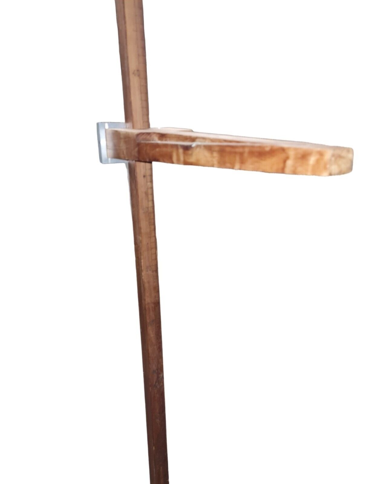 Toise de mesure ancienne en bois à restaurer ou pas Naturel